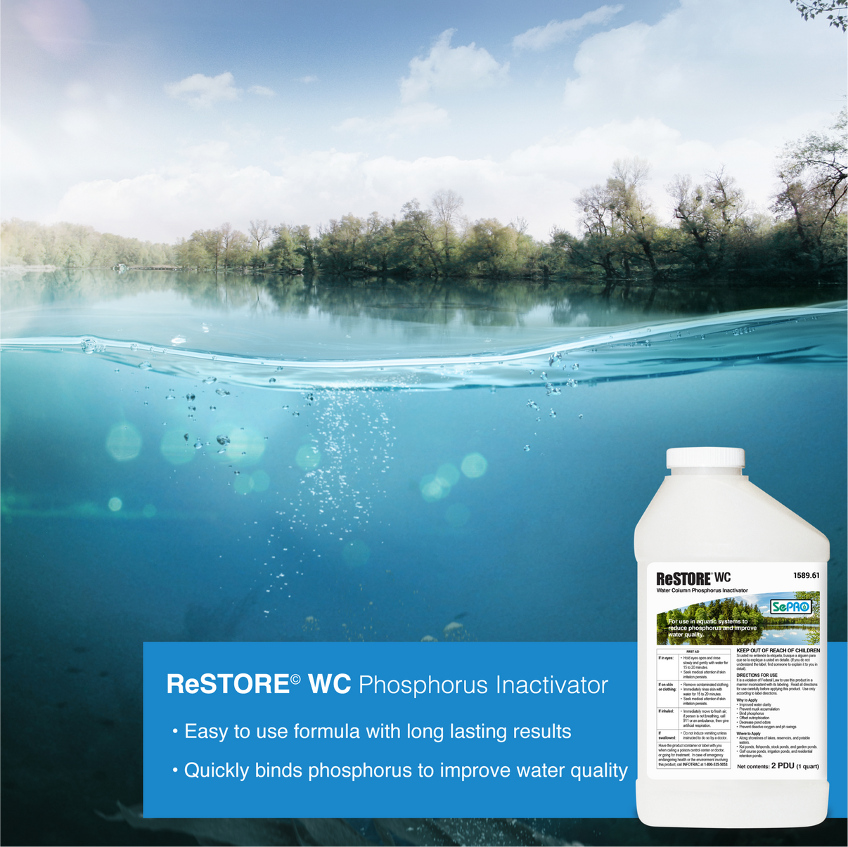 ReSTORE WC Phosphorus Inactivator – diy.SePRO.com